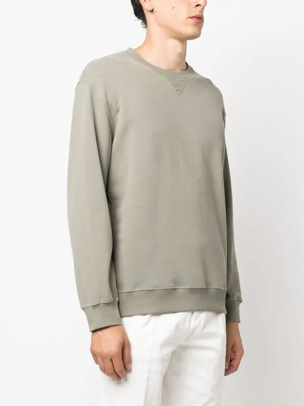 Brunello Cucinelli Crew Neck Cotton Sweatshirt