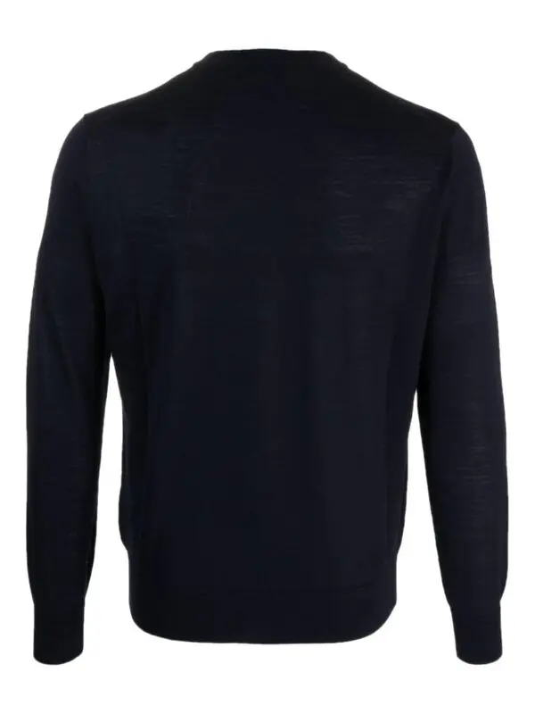 BALLANTYNE Crew-neck Wool Jumper - Blue