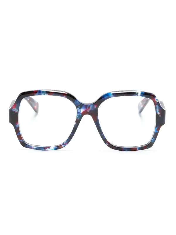 Chloé Square-frame Glasses - Blue