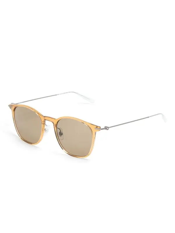 Montblanc Round-frame Tinted Sunglasses