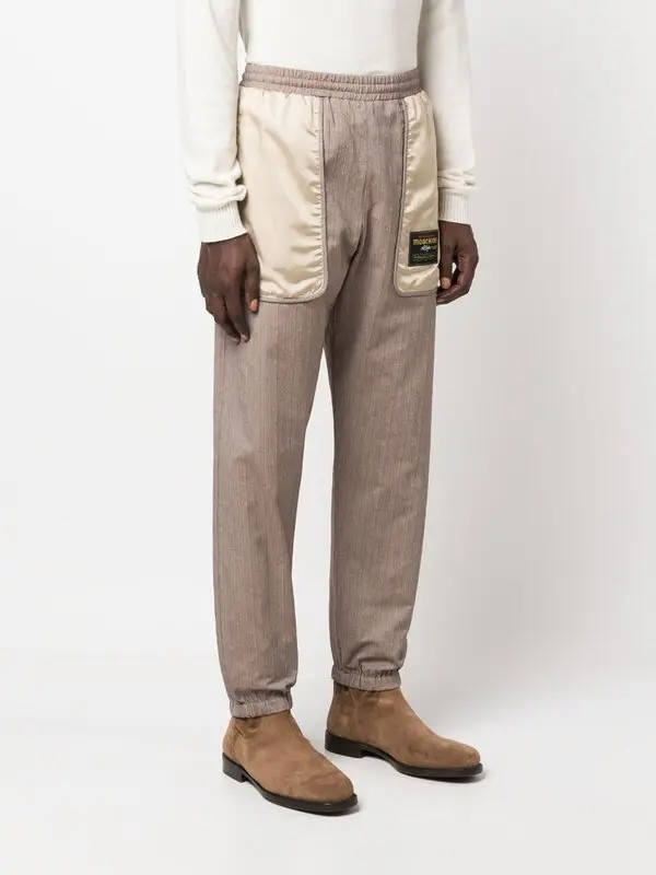 Moschino Logo-patch Panelled Track Pants