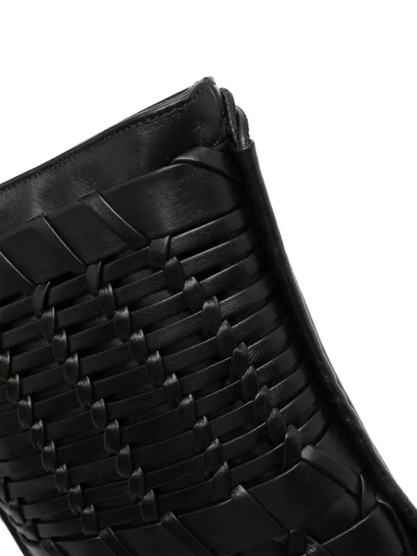 Hereu Trena Leather Crossbody Bag - Black