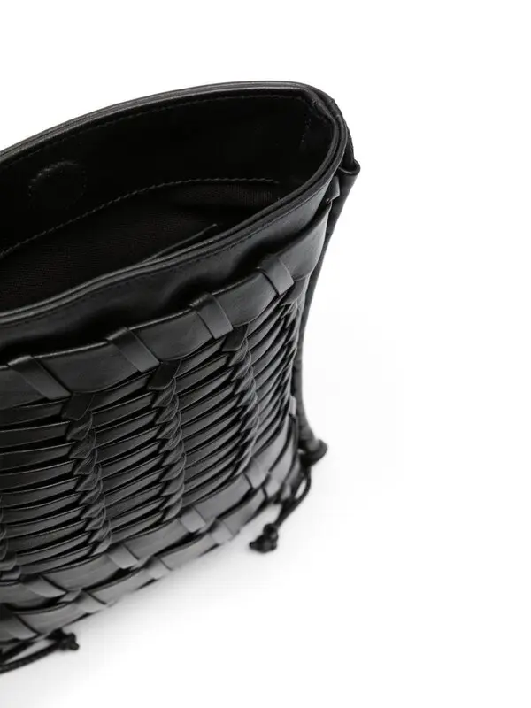 Hereu Trena Leather Crossbody Bag - Black