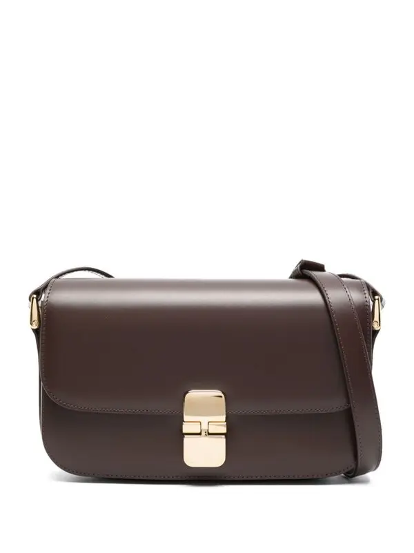 A.p.c. Grace Leather Crossbody Bag