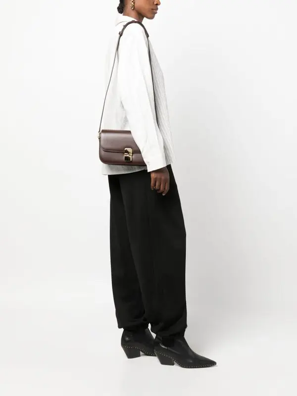 A.p.c. Grace Leather Crossbody Bag