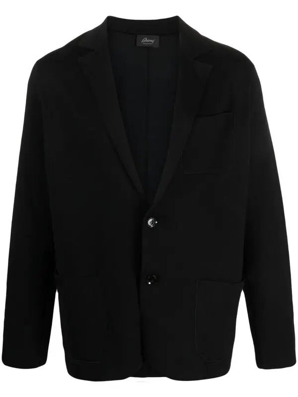 Brioni Single-breasted Jersey Blazer