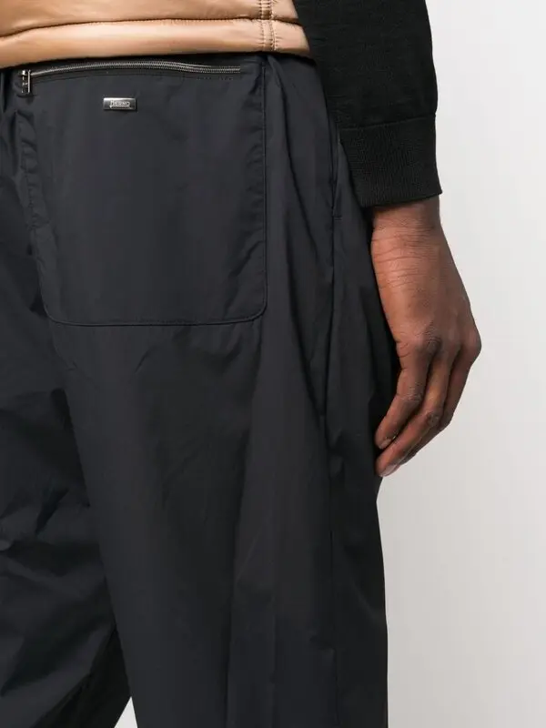 Herno Drawstring-waist Tapered Trousers