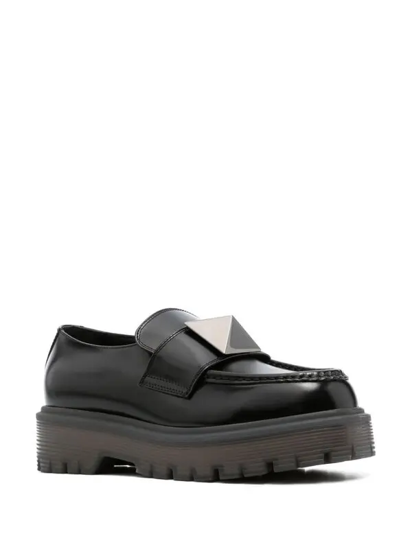 Valentino Garavani One Studded Platform Loafers