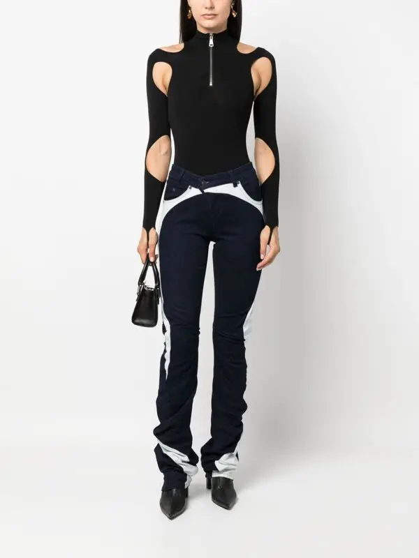 Ottolinger Long-line Panelled Skinny Jeans