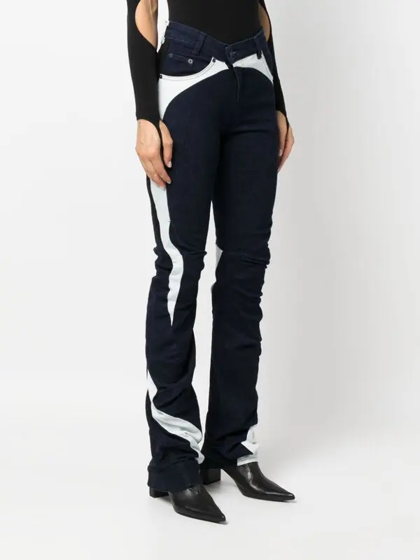 Ottolinger Long-line Panelled Skinny Jeans
