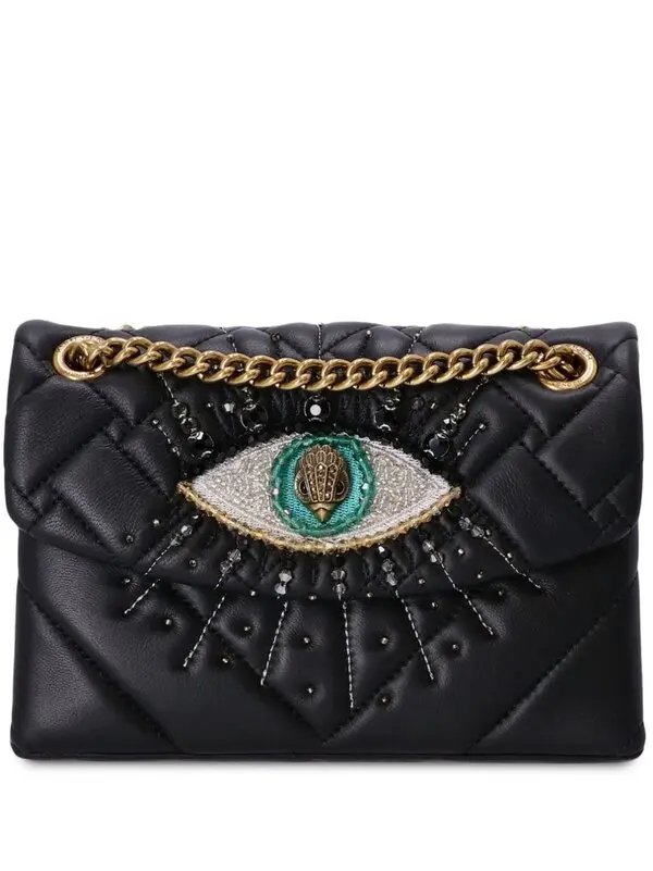 Kurt Geiger Mini Kensington Eye Crystal-embellished Crossbody Bag