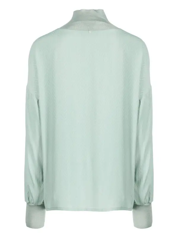 Lorena Antoniazzi High-neck Wide-sleeves Jumper