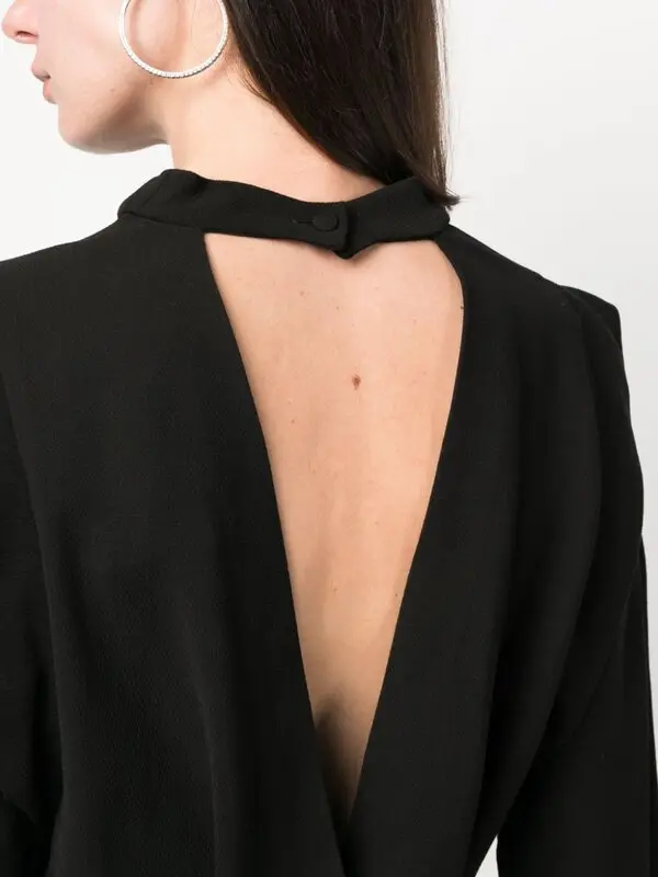 IRO PARIS Gathered V-back Cropped T-shirt