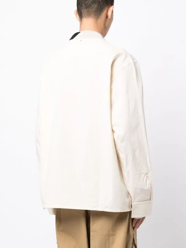 OAMC Logo-patch Cotton Shirt