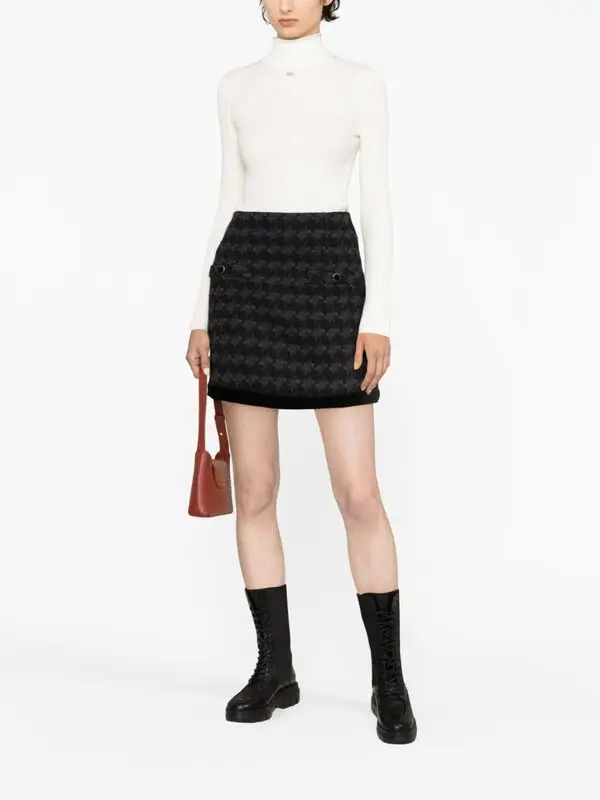 Sandro Logo-appliqué Roll-neck Jumper