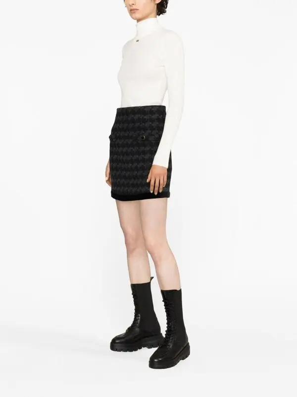 Sandro Logo-appliqué Roll-neck Jumper