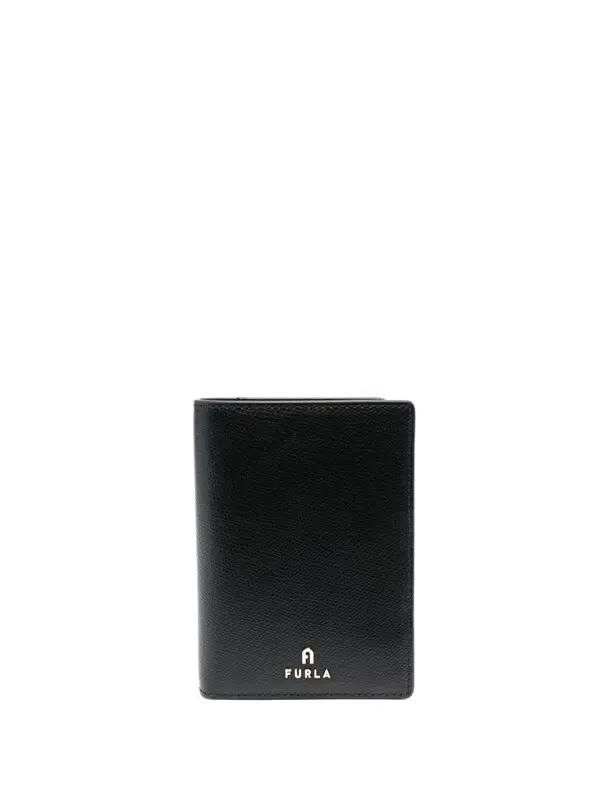 Furla Mars Ballerina Leather Wallet - Black