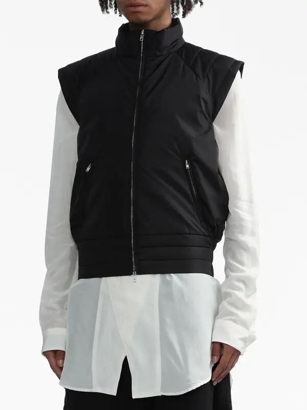 Random Identities Cap-sleeved Gilet