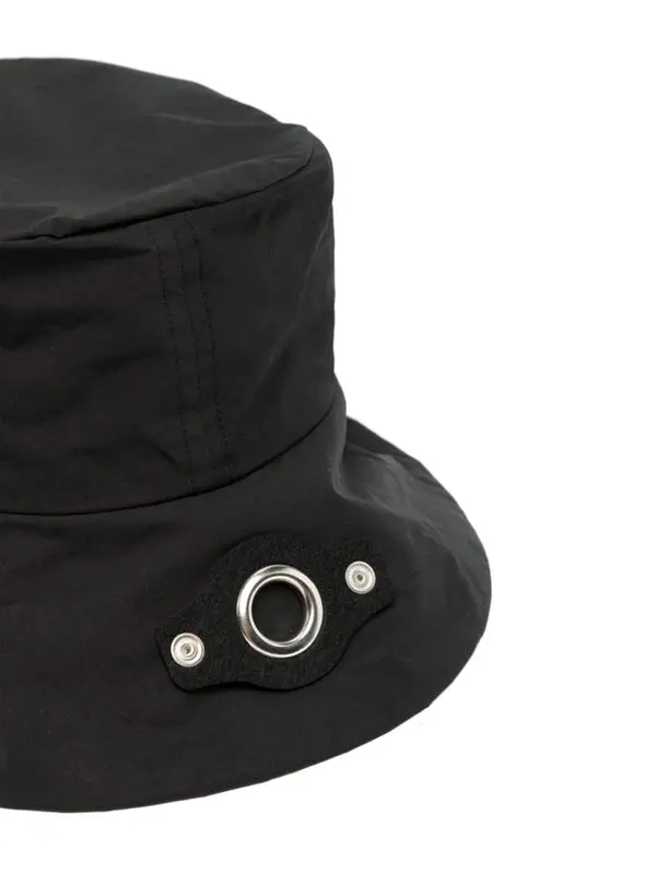 CRAIG GREEN Press-stud Tab Bucket Hat - Black