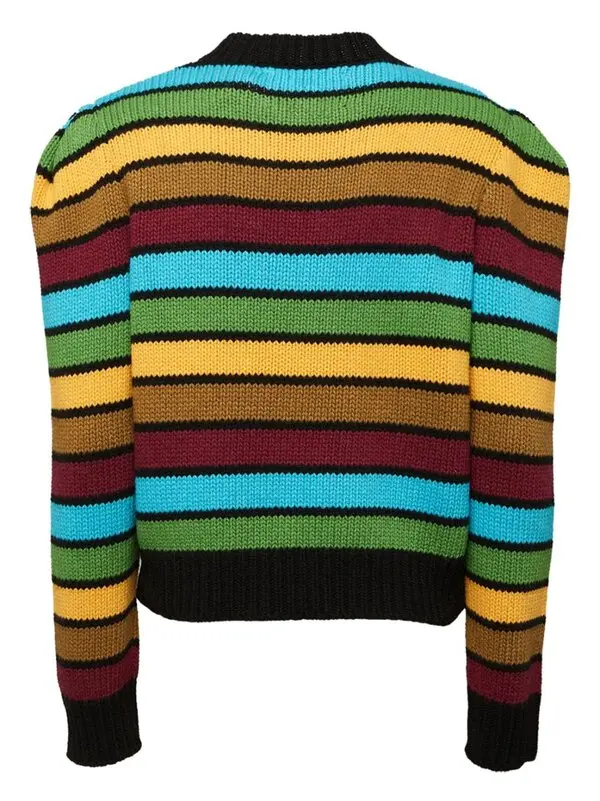 La DoubleJ Striped Knitted Jumper