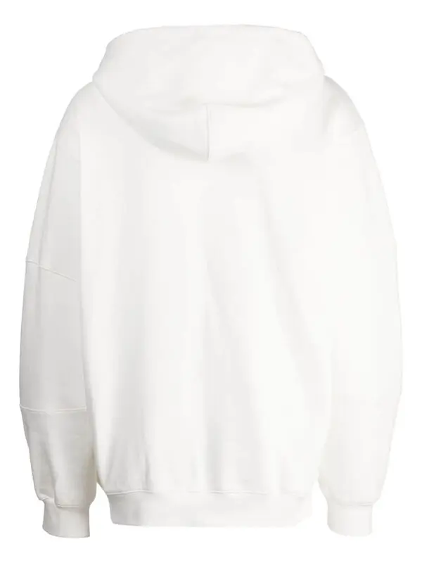 OAMC Logo-patch Cotton Hoodie - White
