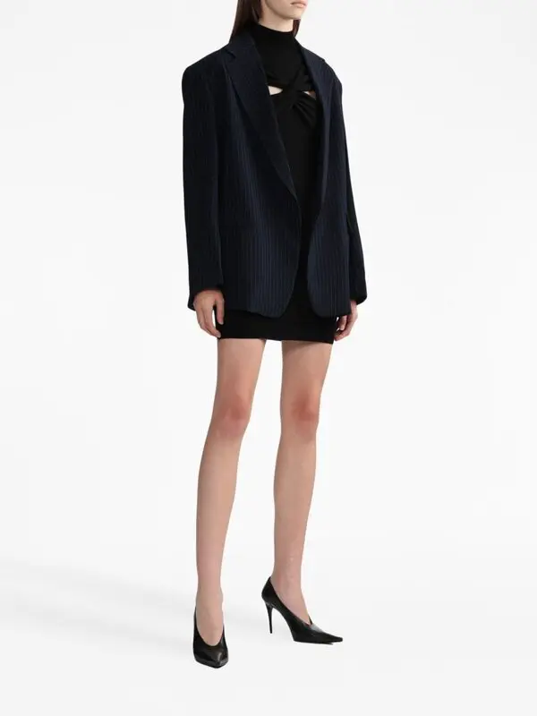 Coperni Cut-out Twisted Wool Minidress