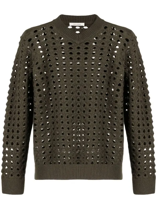 CRAIG GREEN Long-sleeve Perforated Sweatshirt