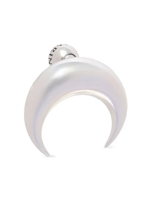 MARINE SERRE Moon Polished Earrings