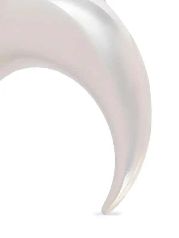 MARINE SERRE Moon Polished Earrings