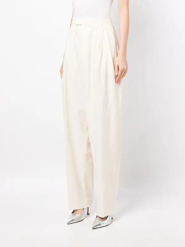 ANOUKI Wool-blend Wide-leg Trousers