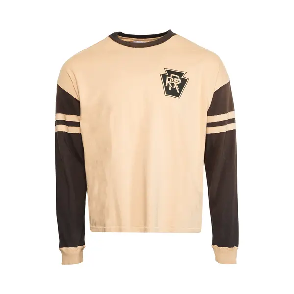 Rhude Triple R Contrast Long-sleeve /white - Black