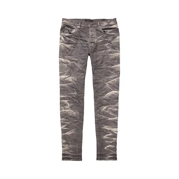 PURPLE BRAND Low Rise Skinny Jeans 'charcoal Faded - Grey