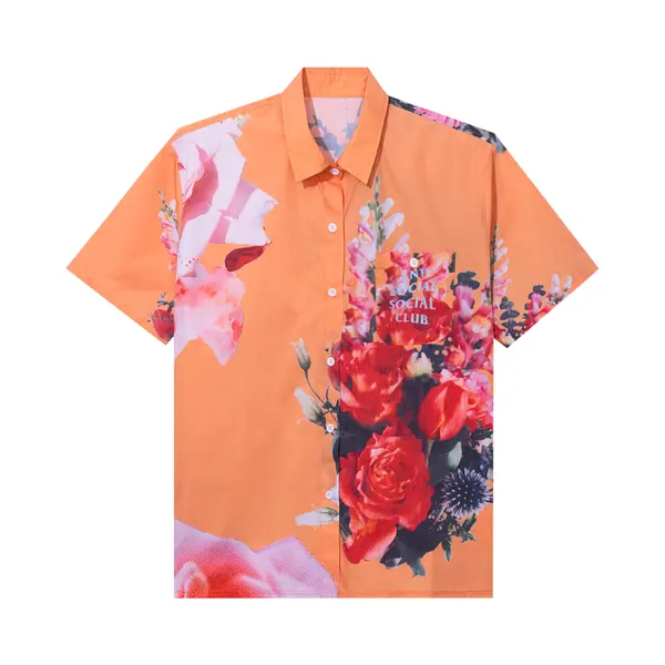 ANTI SOCIAL SOCIAL CLUB Summers Over Button-up - Orange