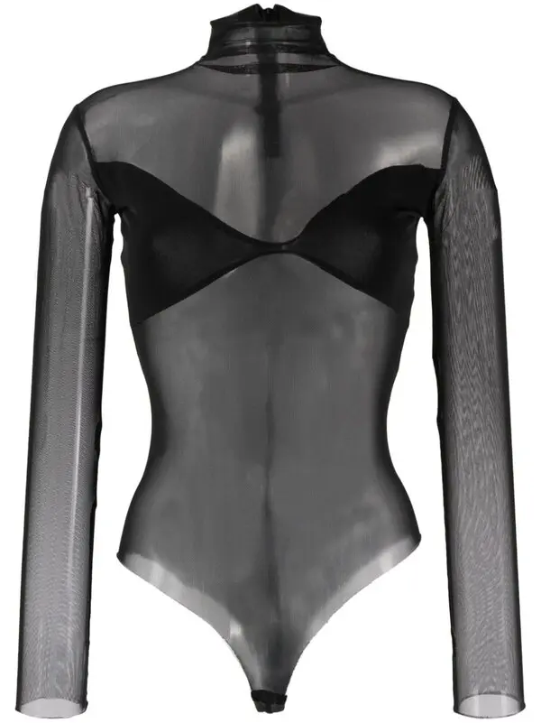 ATU BODY COUTURE Panelled Mesh Bodysuit