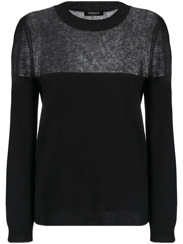 Fabiana Filippi Long-sleeve Jumper - Black