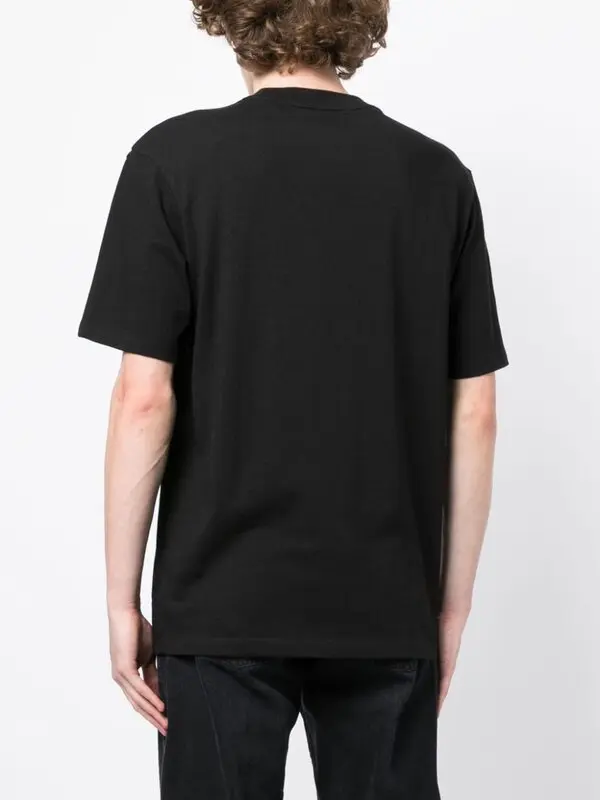 Hugo Logo-print Cotton T-shirt - Black