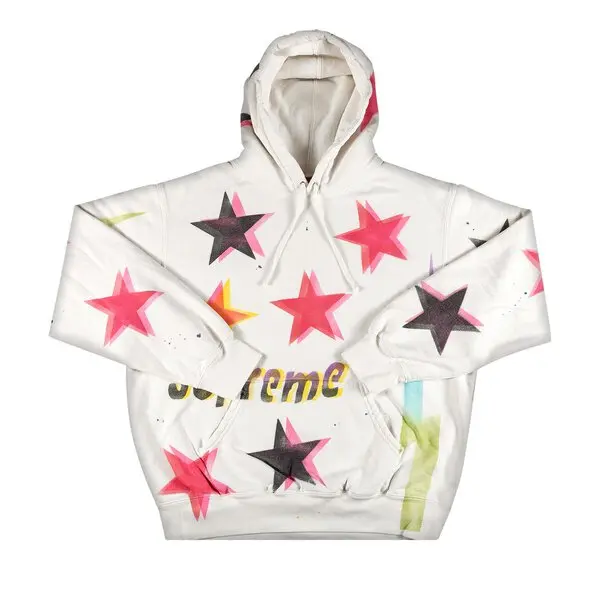 Supreme Gonz Stars Hooded Sweatshirt - White