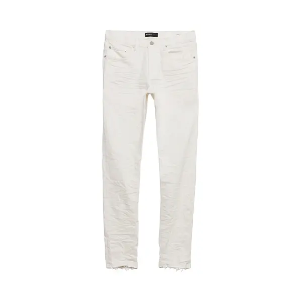 PURPLE BRAND Low Rise Skinny Jeans - White