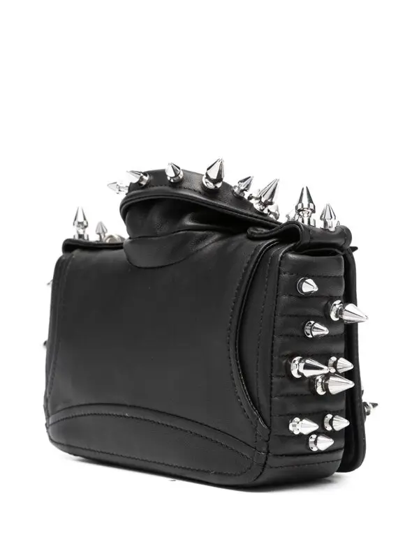 Moschino Biker Spike-Stud Crossbody Bag In Black - 40% Off