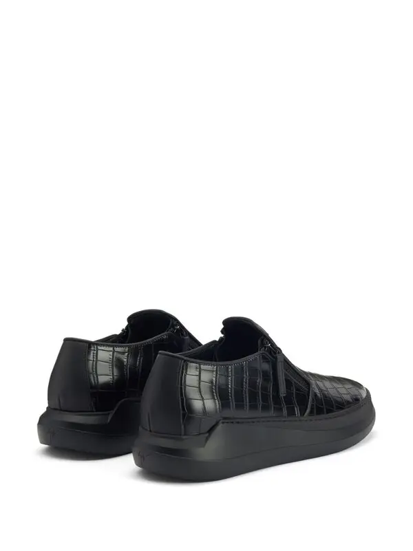 GIUSEPPE ZANOTTI Conley Zip Sneakers - Black