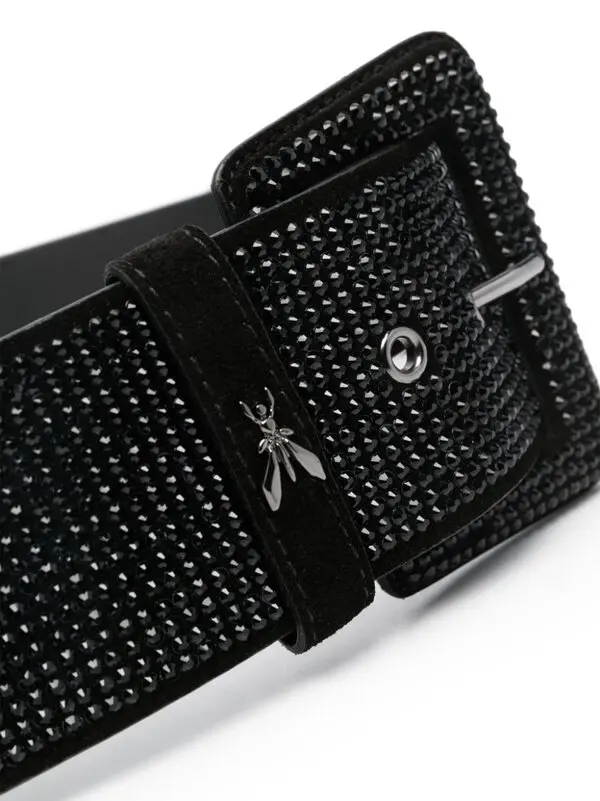 Patrizia Pepe Rhinestone-embellished Wide Belt