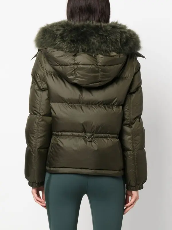 YVES SALOMON Logo-patch Padded Jacket