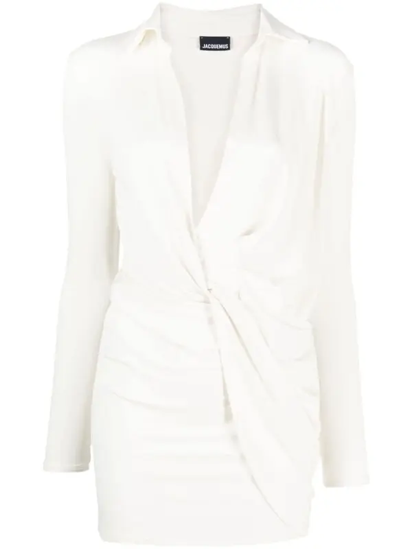 Jacquemus La Robe Bahia Minidress - Neutrals