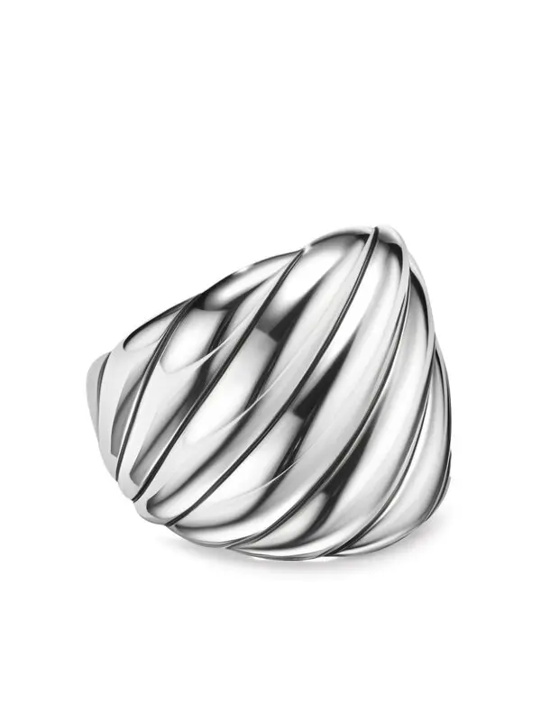 David Yurman Sculpted Cable Ring - Silver