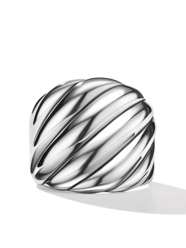 David Yurman Sculpted Cable Ring - Silver
