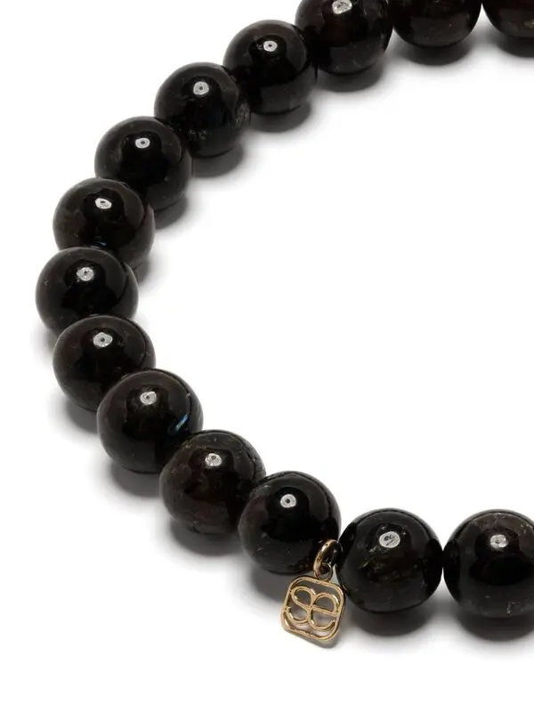 SYDNEY EVAN 14kt Yellow Gold Hypersthene Bead Bracelet