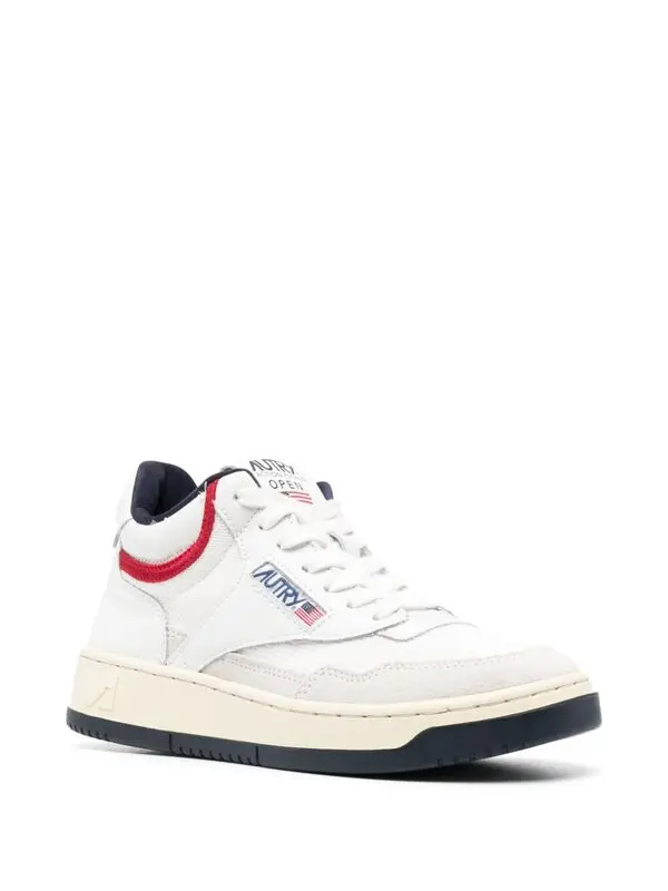 AUTRY Open Mid Lace-up Sneakers