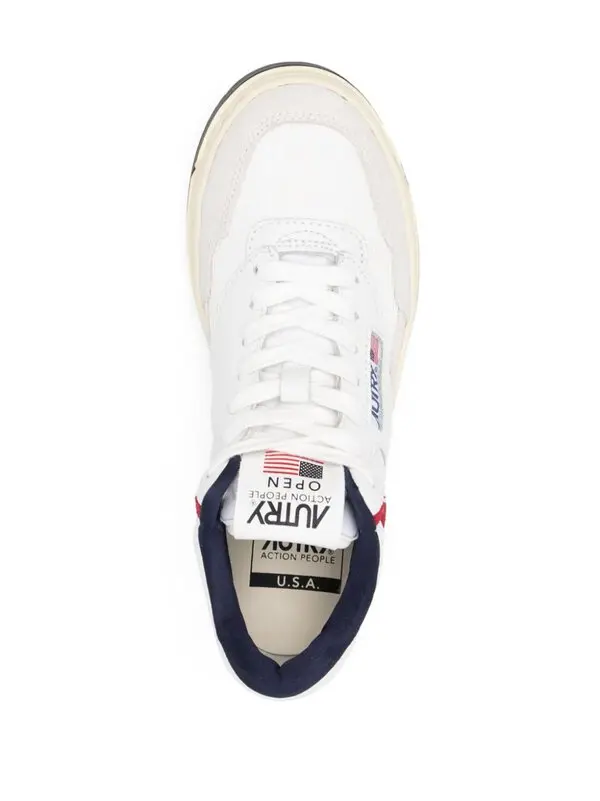 AUTRY Open Mid Lace-up Sneakers