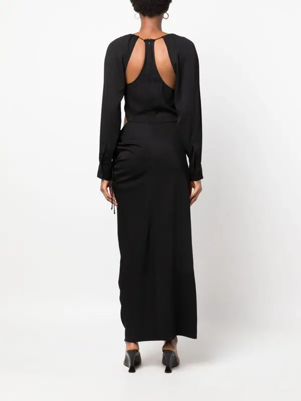Christopher Esber Cut-out Long-sleeved Dress