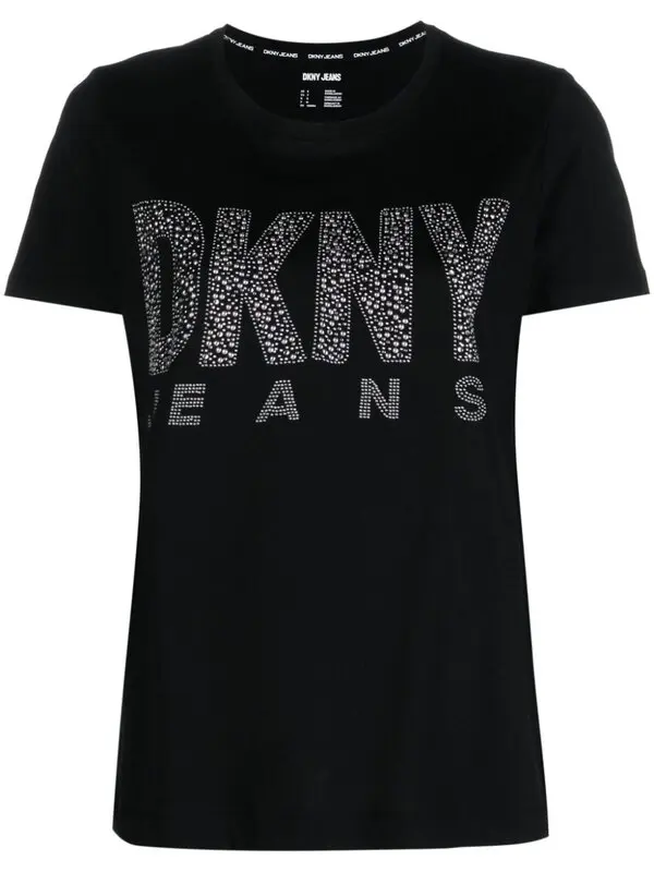 Dkny Stud-embellished T-shirt